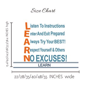 Inspiring Learn Quotes Wall Decal - Studying Quotes Sticker -office ...