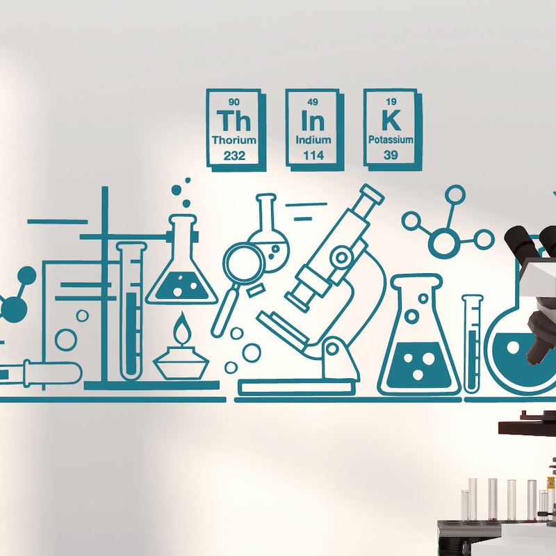 Science Wall Decals - Etsy