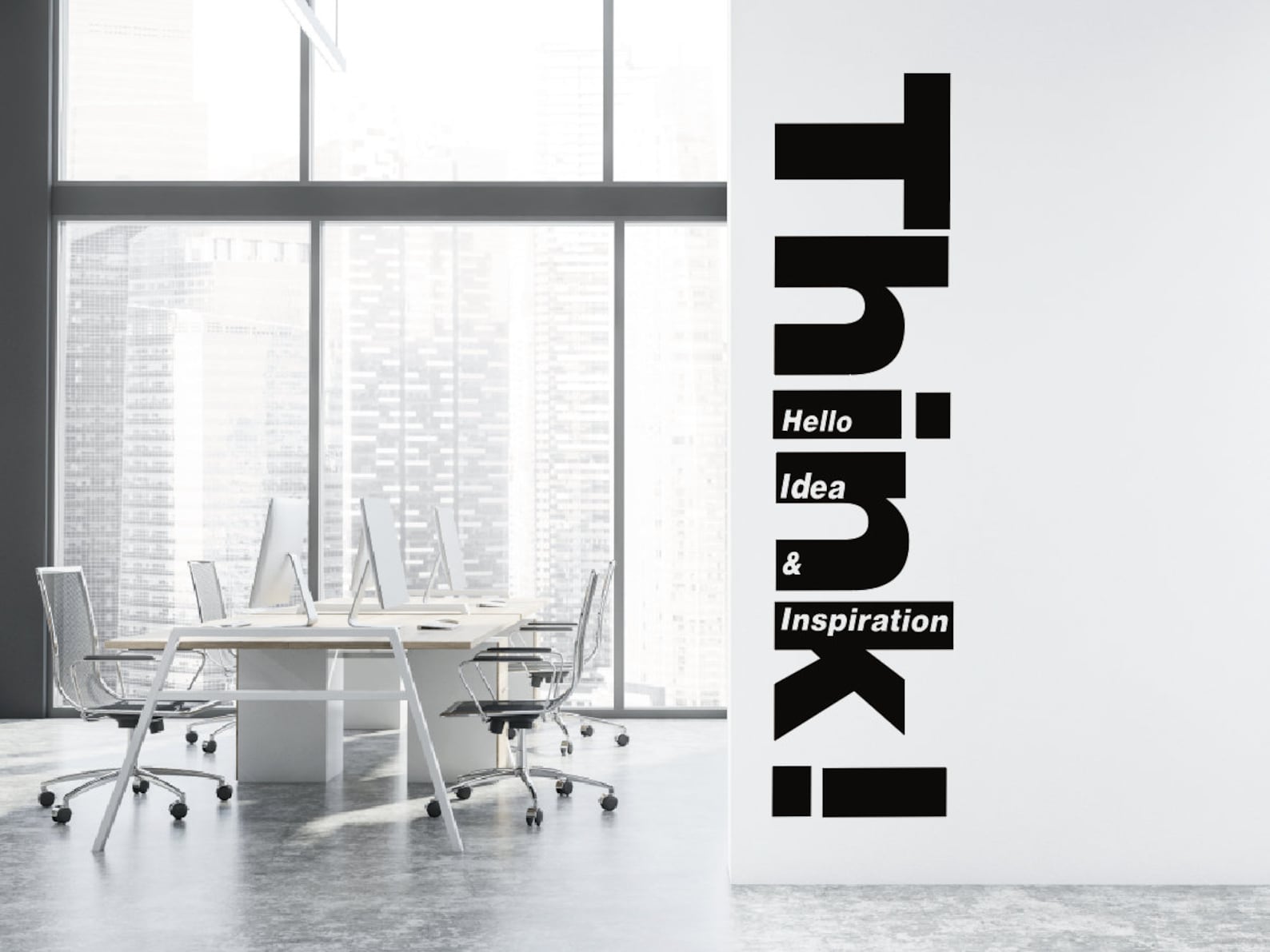 Personalized Creative Office Wall Sticker, Inspiration Wall Decal ...