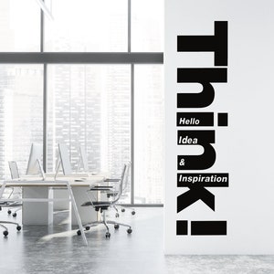 Personalized Creative Office Wall Sticker, Inspiration Wall Decal ...
