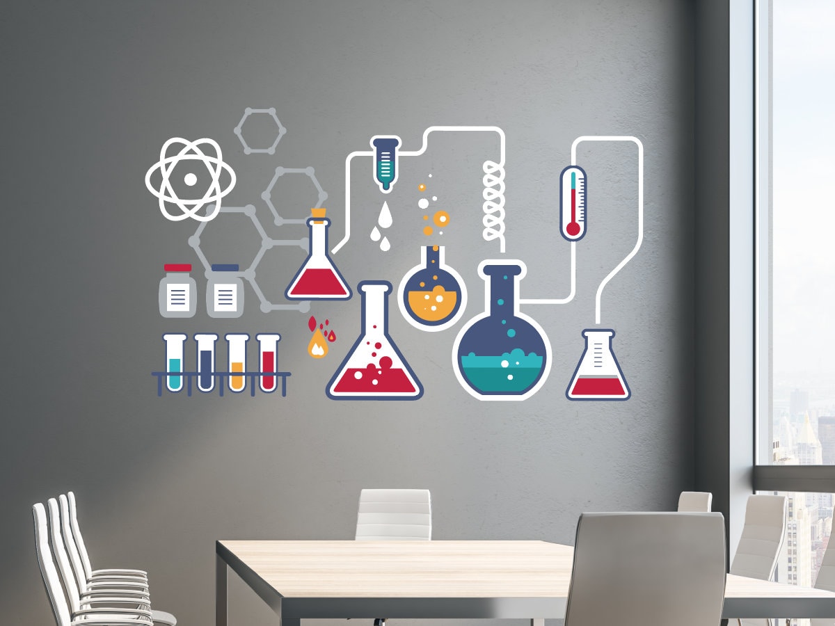Chemical Science Wall Art Vinyl Decal Educational Wall Sticker - Etsy