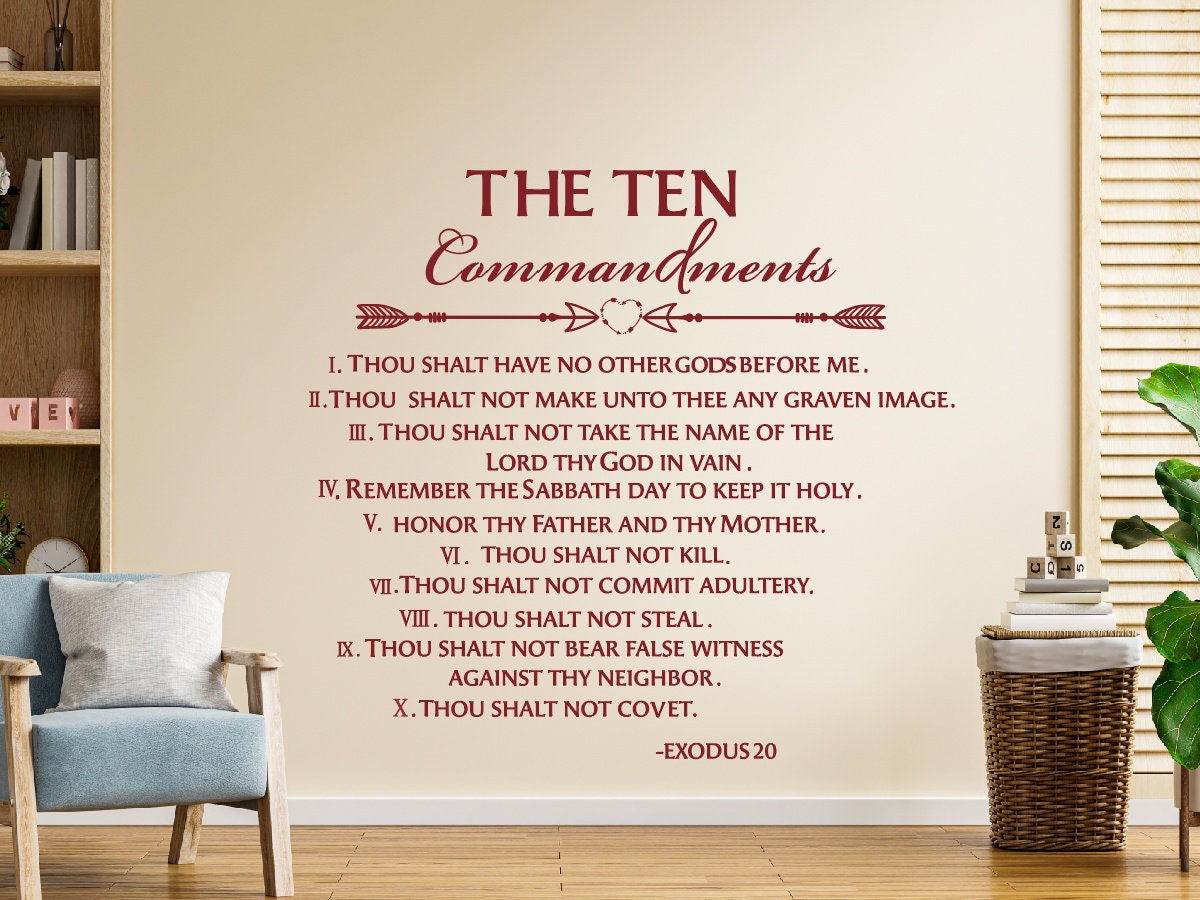 The Ten Commandments,love God More Than Anything Else,inspirational ...