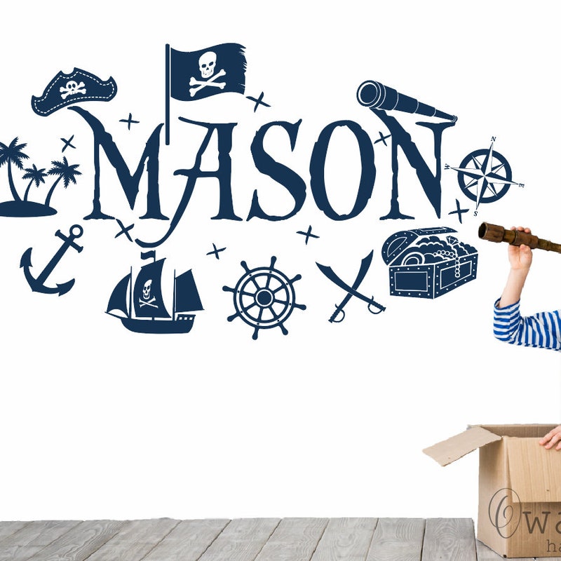 Pirate Wall Decals - Etsy