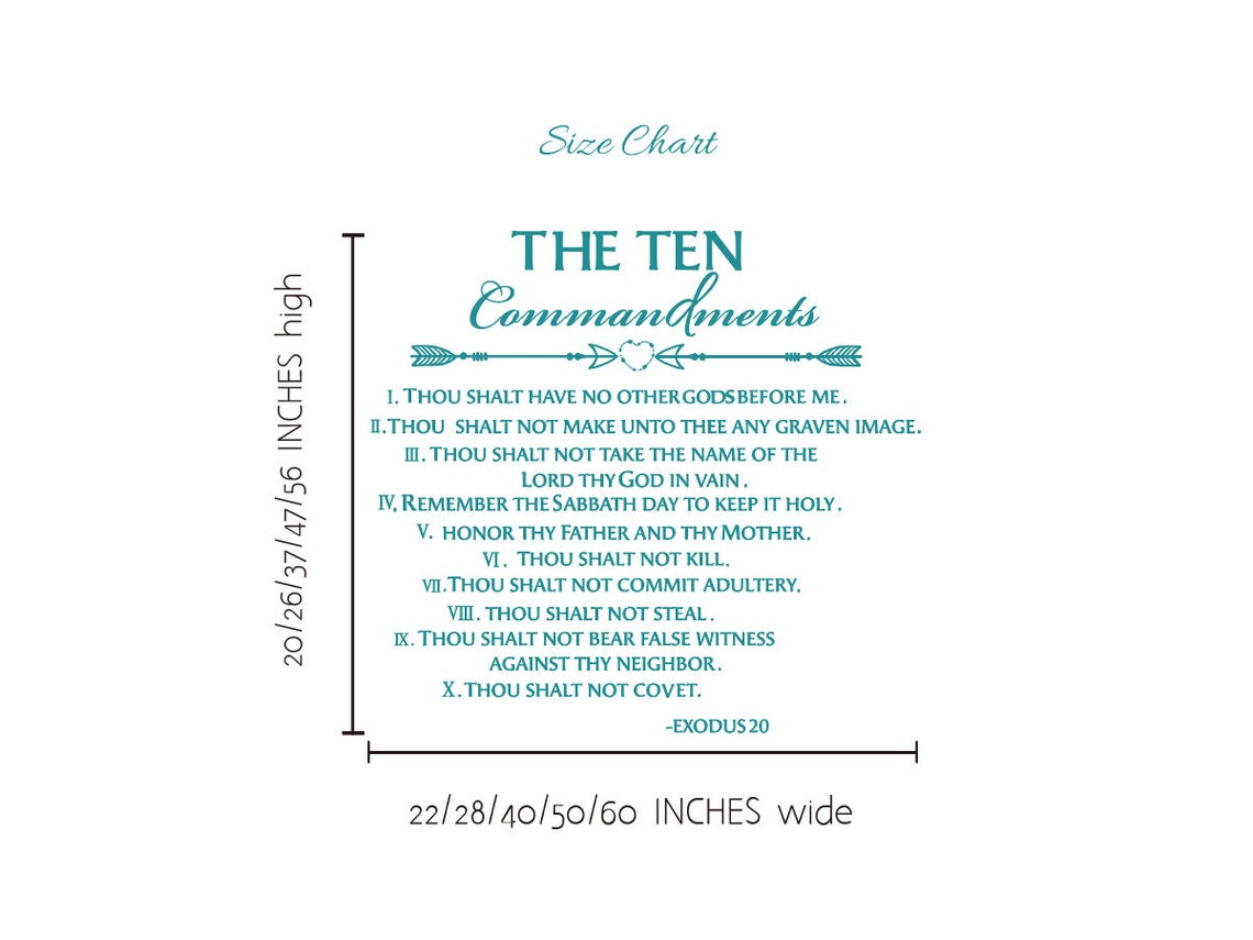 The Ten Commandments,love God More Than Anything Else,inspirational ...