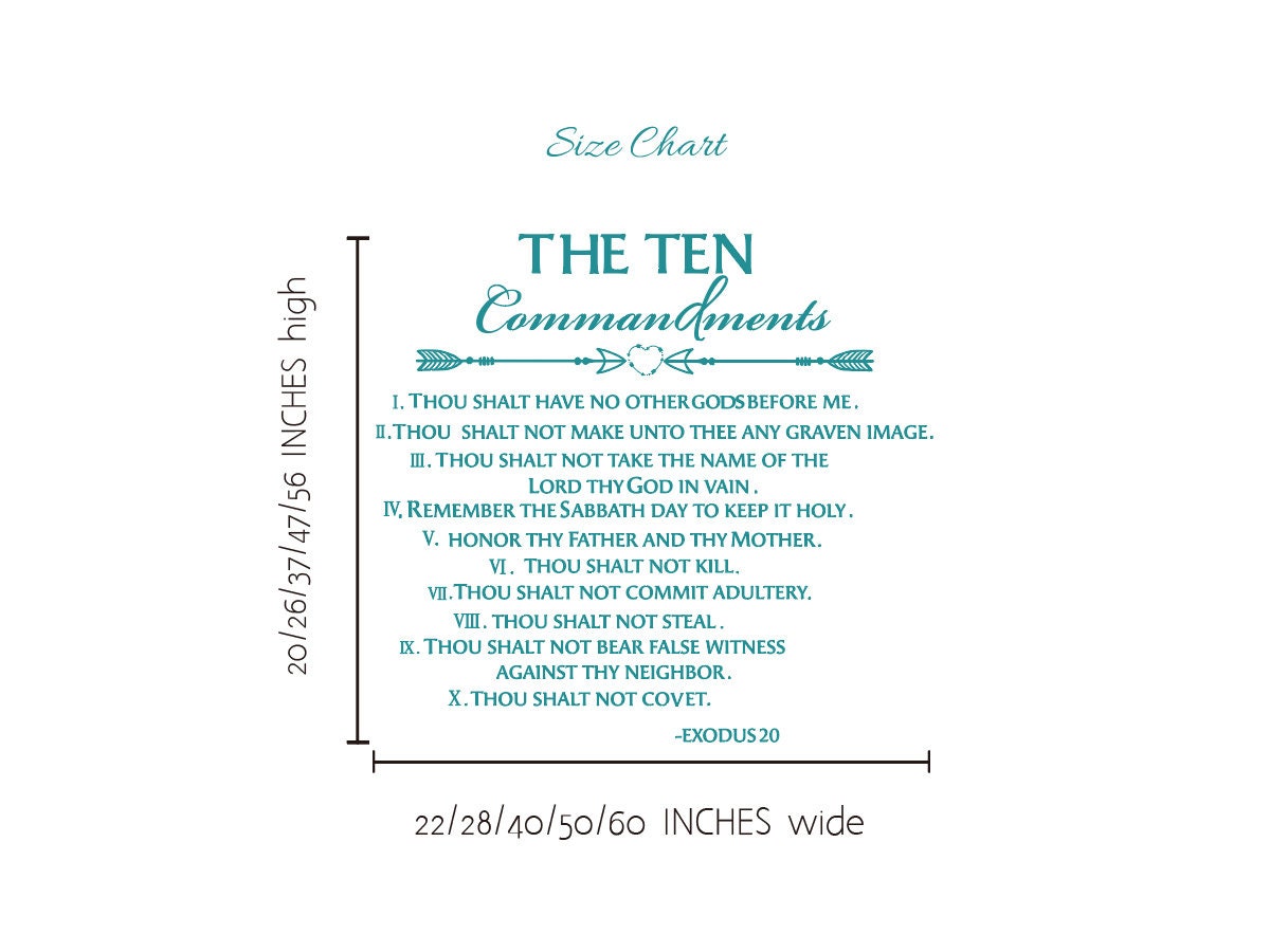 The Ten Commandments,love God More Than Anything Else,inspirational ...