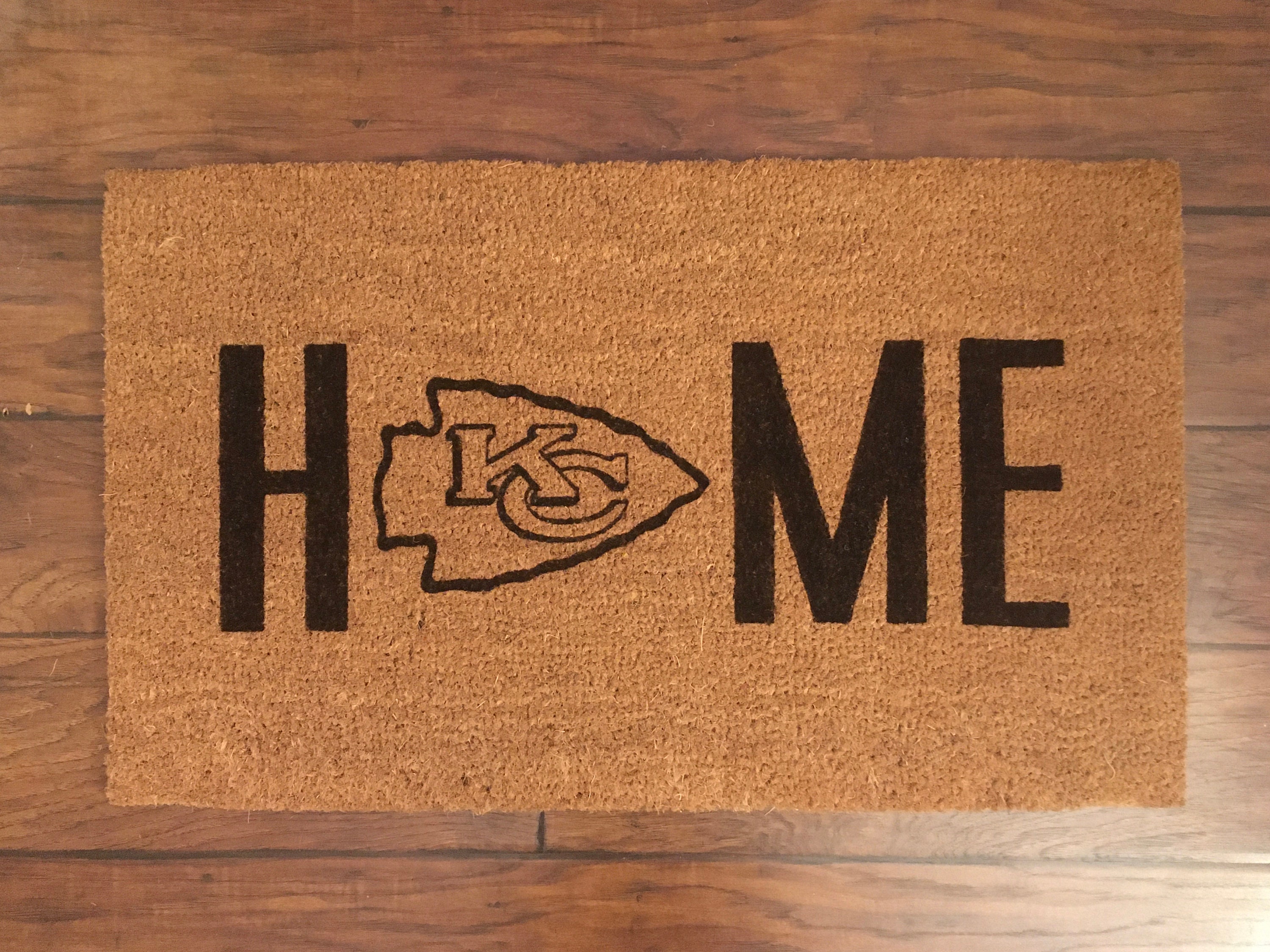 Kansas City Chiefs Home Doormat | Etsy