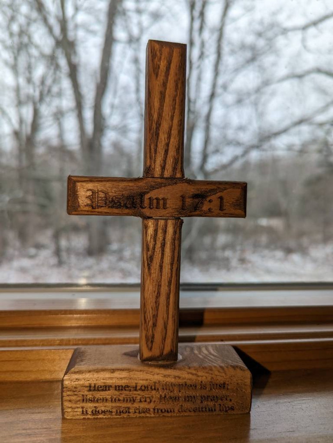 Small Standing Cross Made in Maine USA Customized Pastor - Etsy