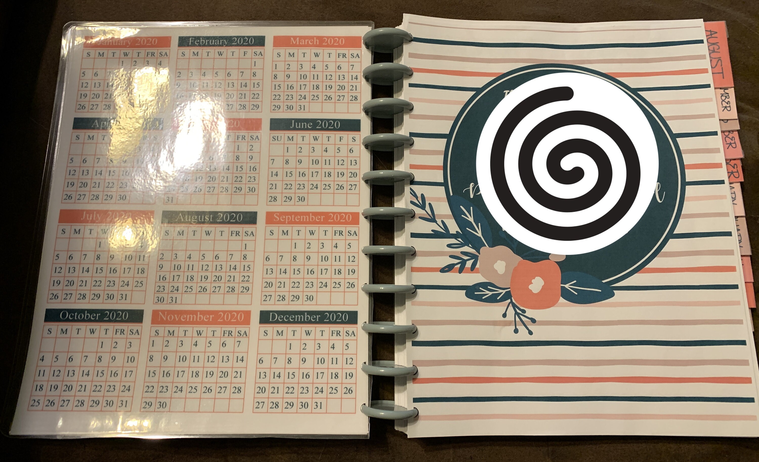 Tie Dye Custom Planner - Etsy