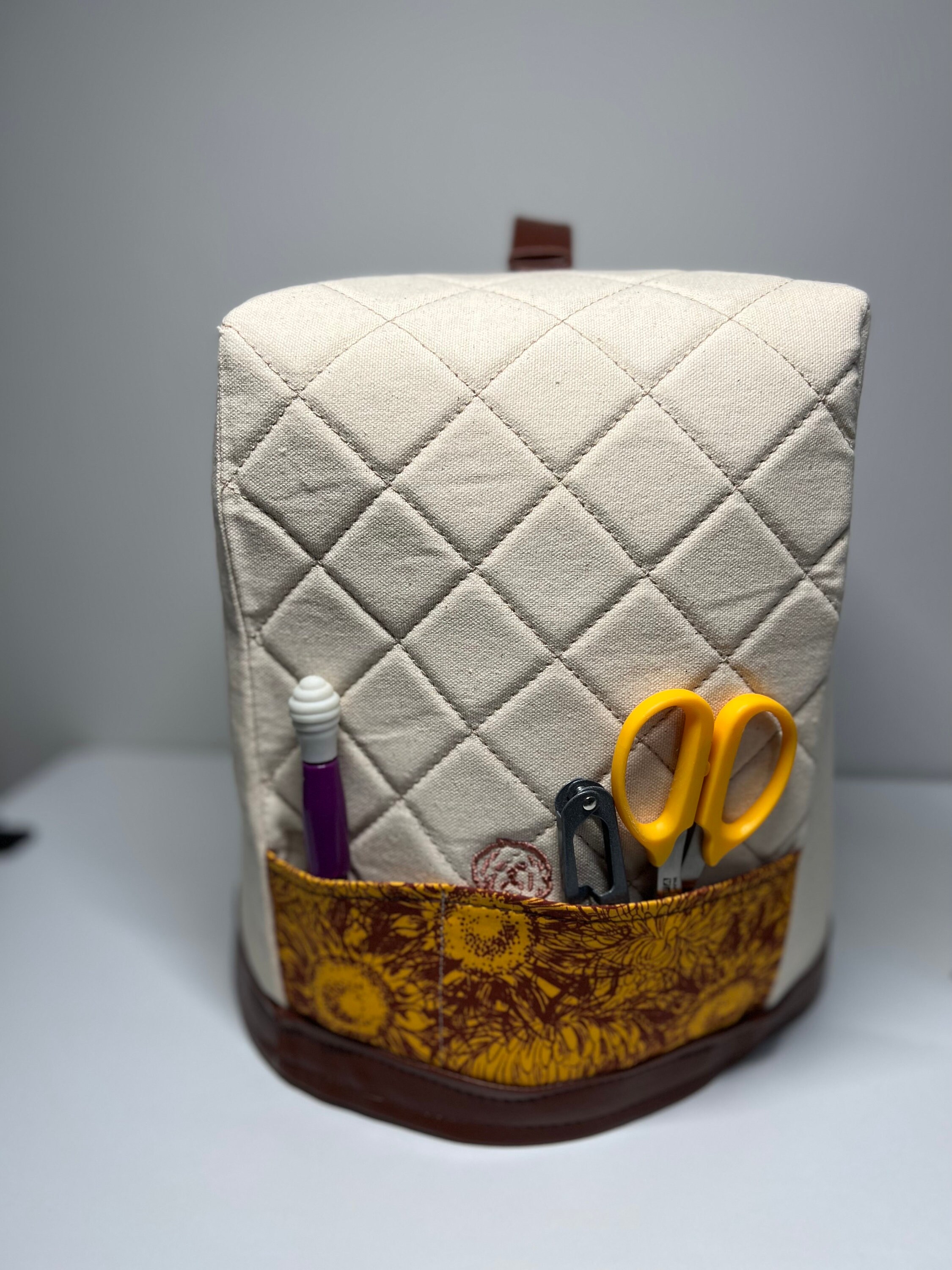 Singer Featherweight Sewing Machine Cover, Quilted and Embroidered - Etsy