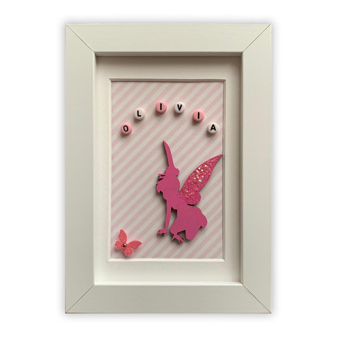 Personalised Tinkerbell Frame - Etsy