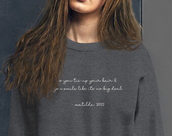 Harry Styles Sweatshirt Matilda - Etsy UK