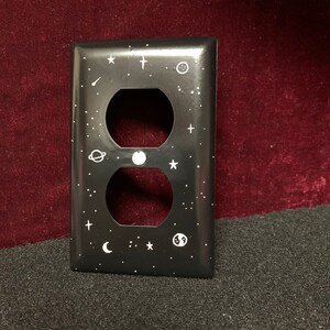 Space Doodle Light Switch/outlet Cover - Etsy