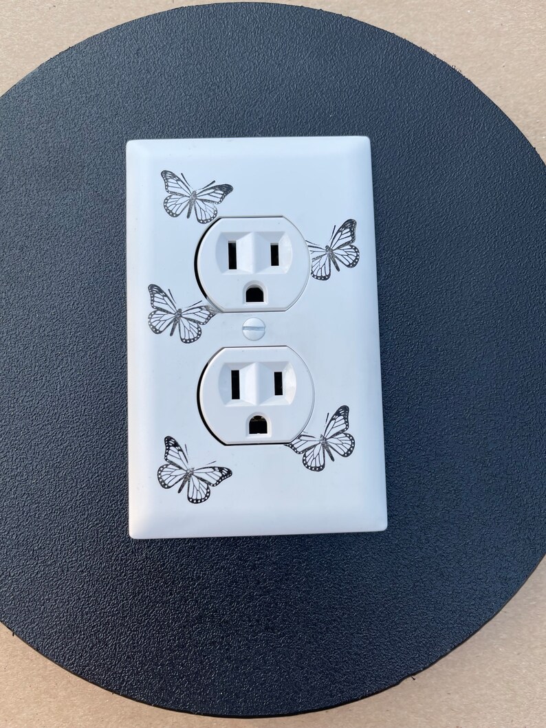 Butterfly Print Custom Light Switch Cover - Etsy
