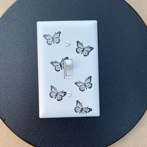 Butterfly Print Custom Light Switch Cover - Etsy