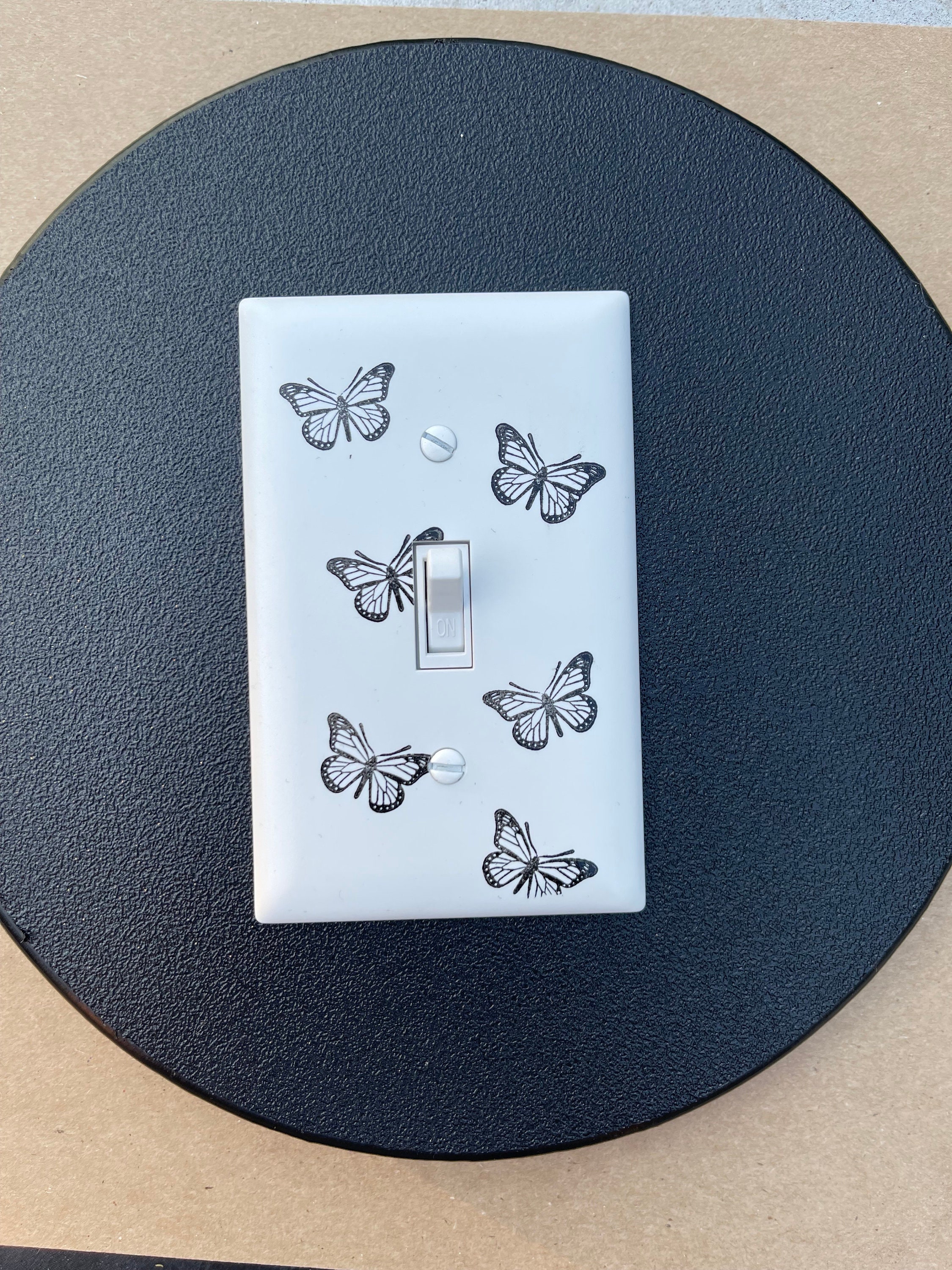 Butterfly Print Custom Light Switch Cover - Etsy