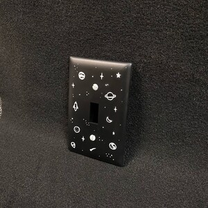 Space Doodle Light Switch/outlet Cover - Etsy