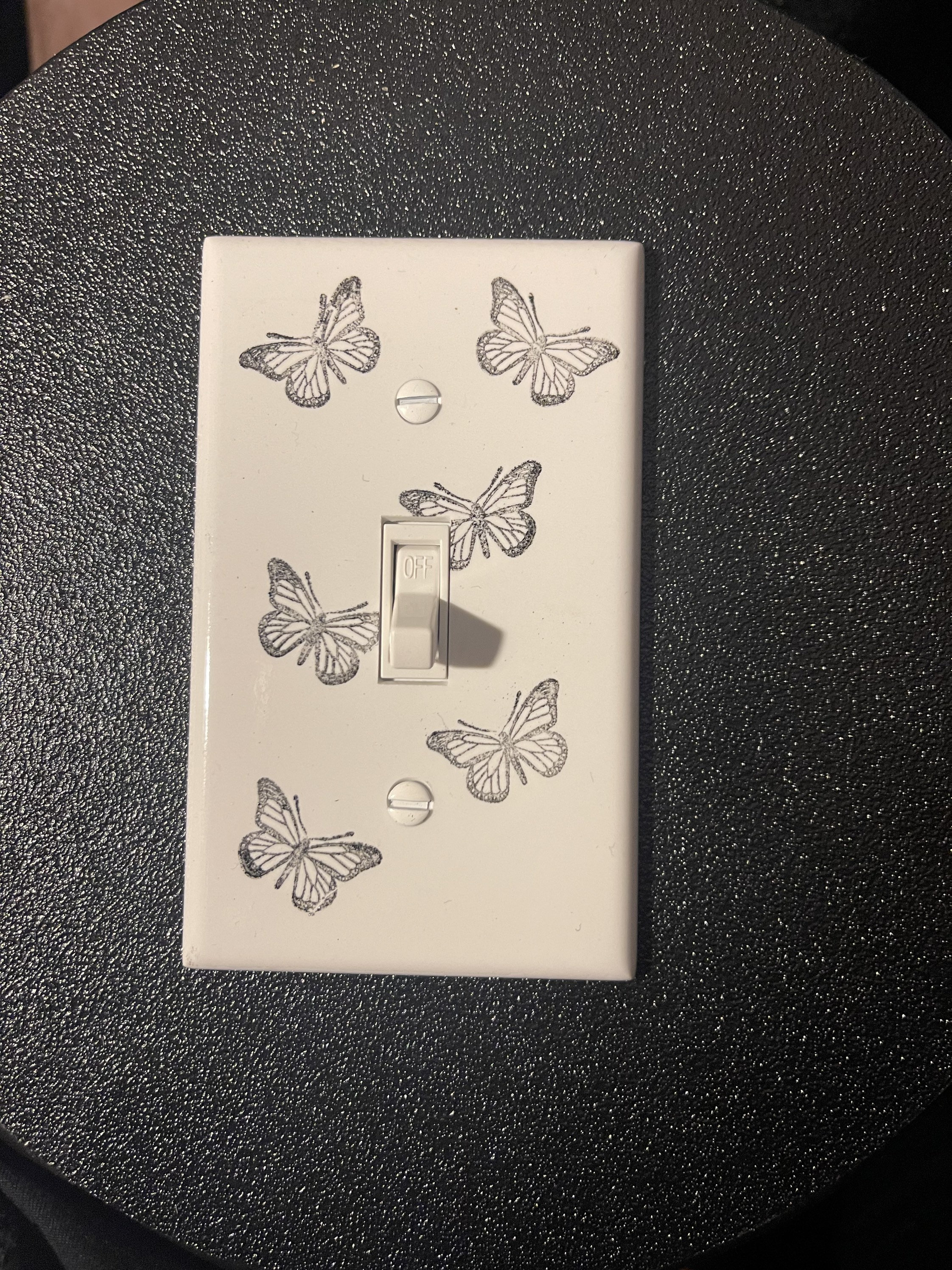 Butterfly Print Custom Light Switch Cover - Etsy