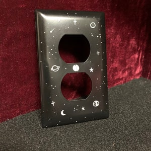 Space Doodle Light Switch/outlet Cover - Etsy