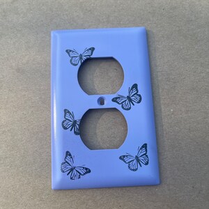 Butterfly Print Custom Light Switch Cover - Etsy