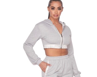 Rhinestone Tracksuit - Etsy