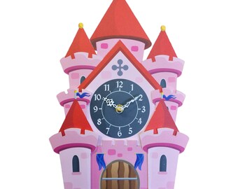 Princess Castle Clock - Etsy