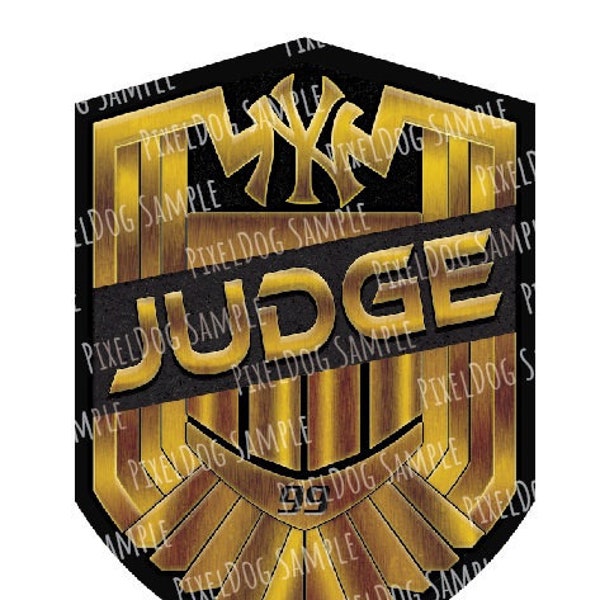 Judge Dredd Badge - Etsy