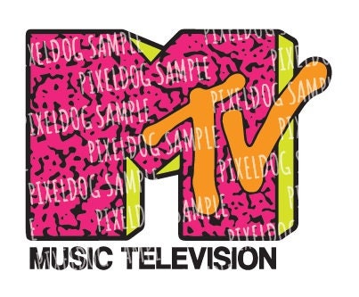 Colorful MTV Set | EPS SVG | Print & Cut File - Etsy