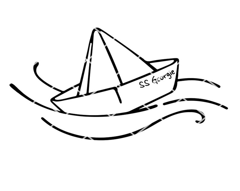 Georgie Paper Boat / EPS SVG PDF / Archivo de impresión y - Etsy México