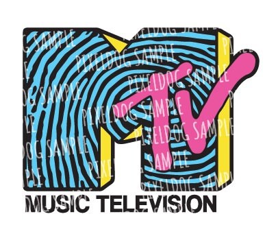 Colorful MTV Set | EPS SVG | Print & Cut File - Etsy