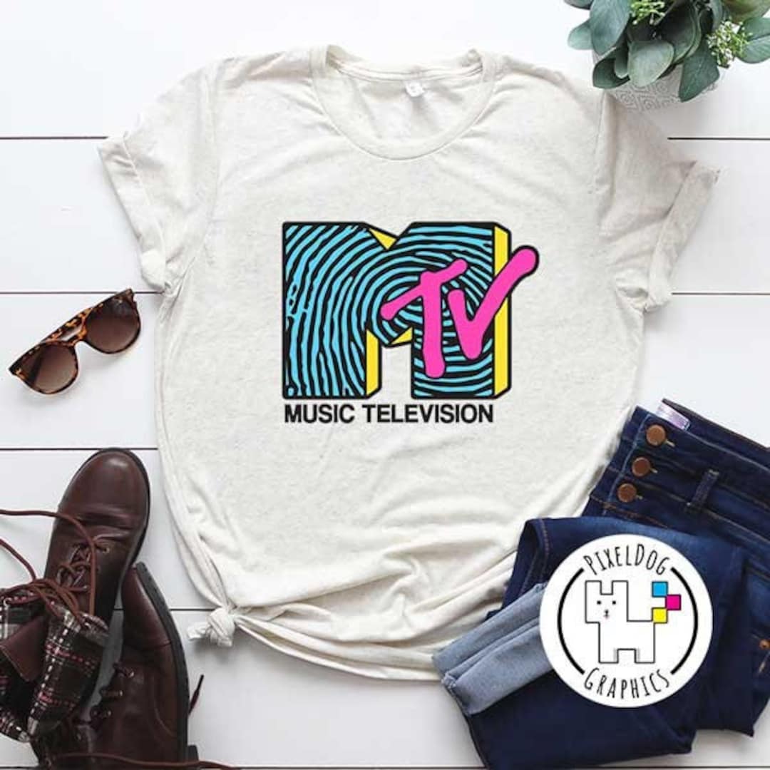 Colorful MTV Set | EPS SVG | Print & Cut File - Etsy