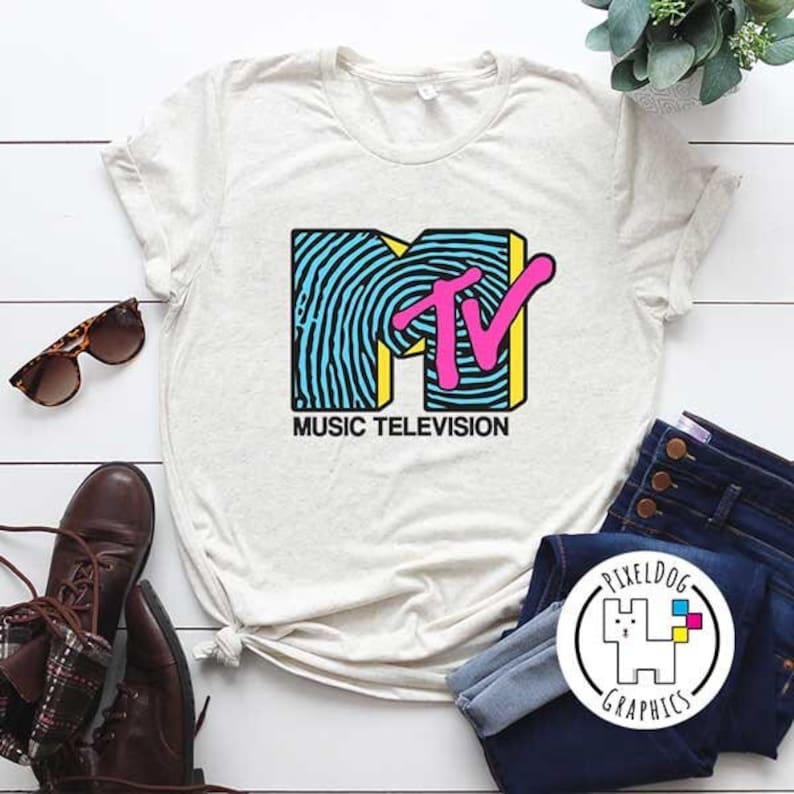 Colorful MTV Set EPS SVG Print & Cut File - Etsy