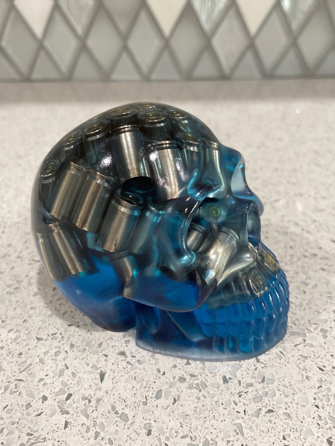 Epoxy Skull Bullet Skull Epoxy Resin Skull Skull Decoration Bullet ...