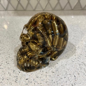 Epoxy Skull | Bullet Skull | Epoxy Resin Skull | Skull Decoration ...