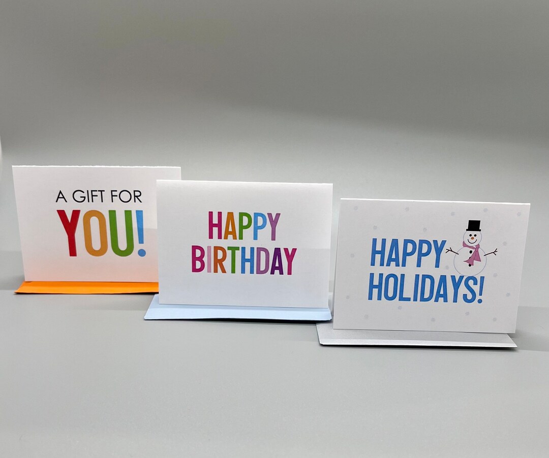 Mini Folded Note Card Set – by RLM Design, Assorted Blank Notes - Etsy