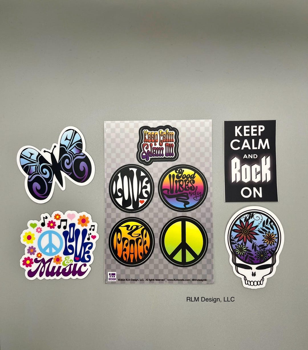 Stickers - Music Festival - Original Artwork by RLM Design - Assorted ...