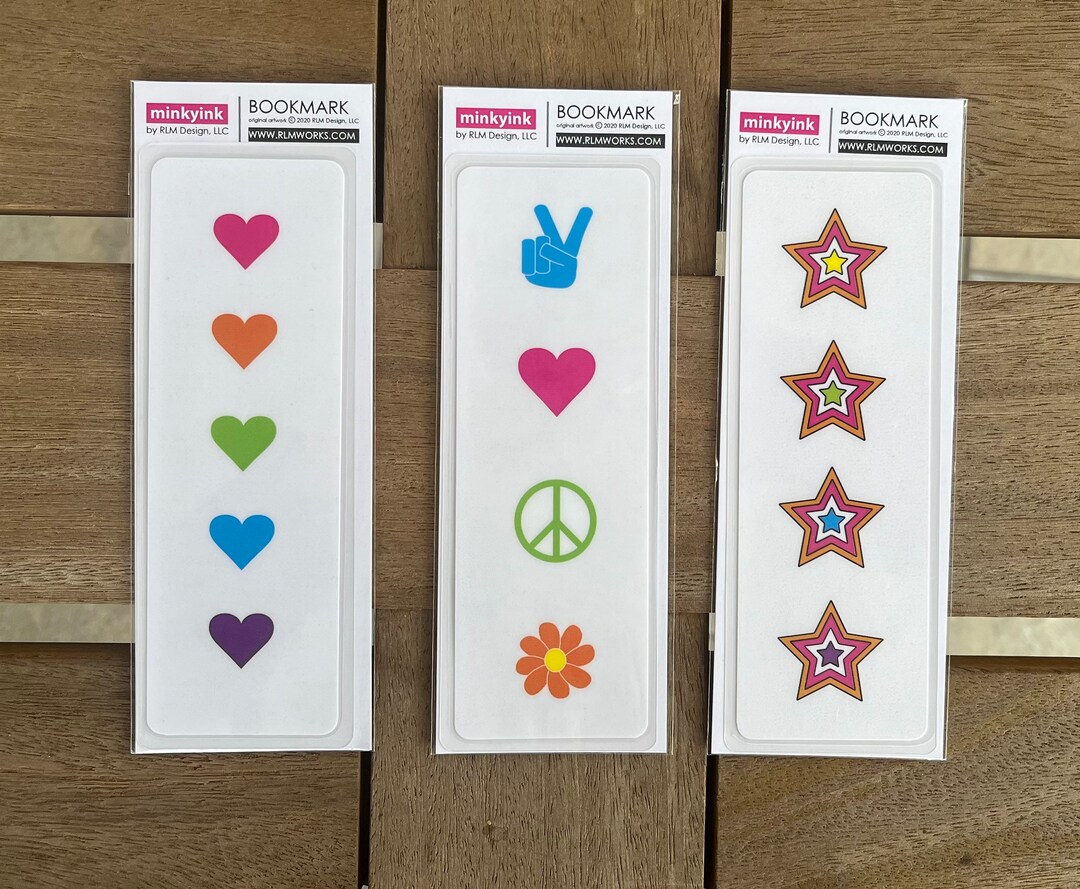 Waterproof Bookmarks by RLM Design Funny Assorted Designs - Etsy