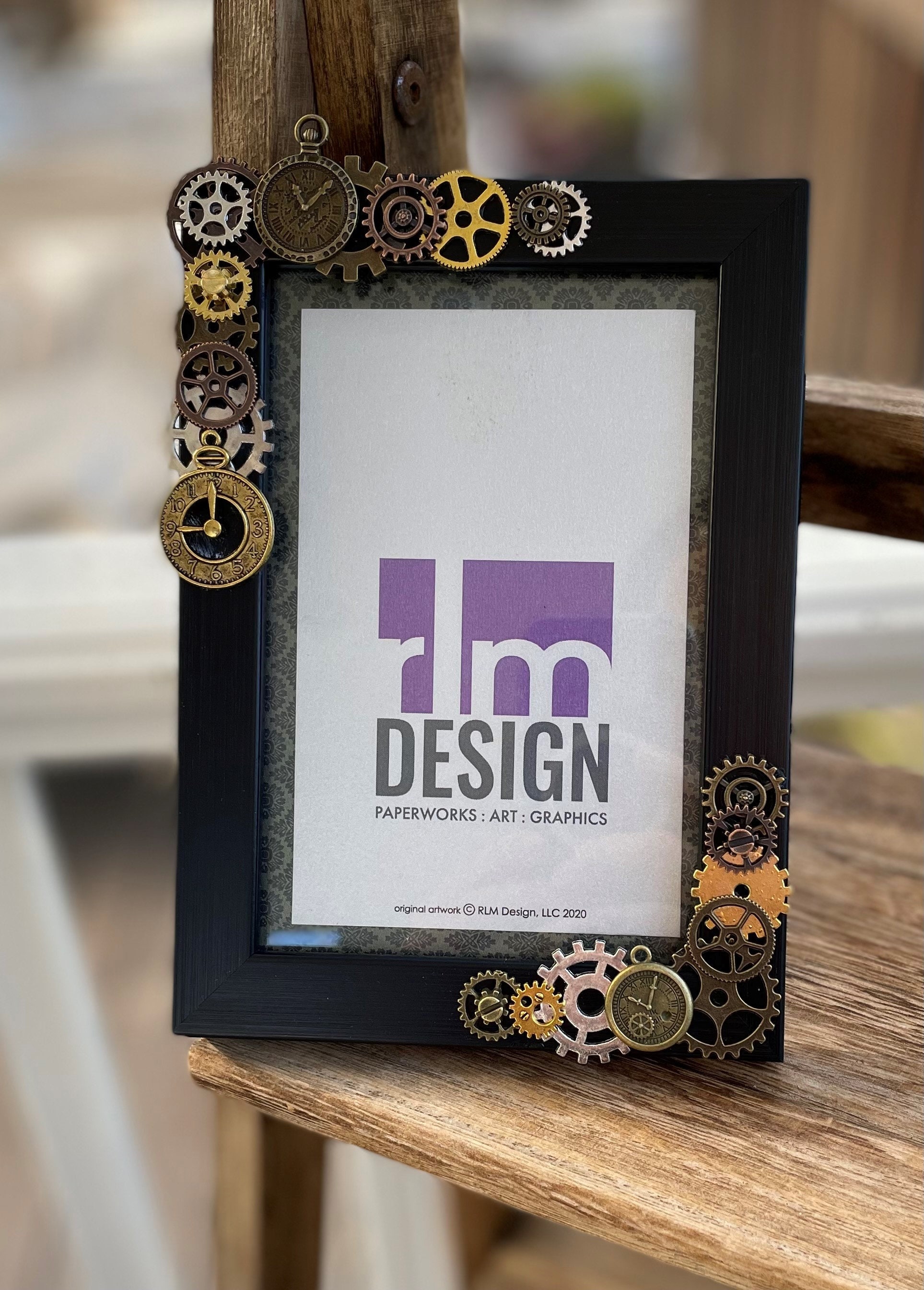 Steampunk Metals Picture Frames