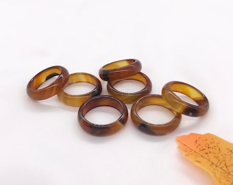 Banded Agate Ring | Etsy