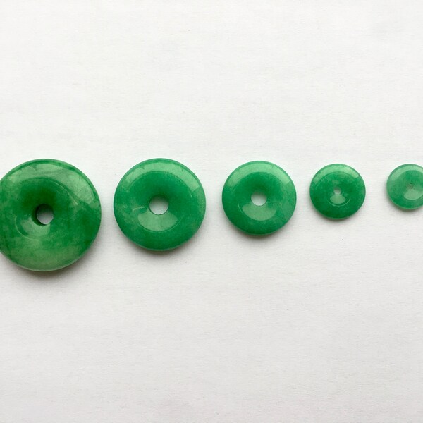 Jade Circle Pendant - Etsy