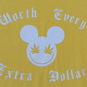 Marijuana T-shirt, Mickey Mouse Weed T-shirt, Personalized Gift, Gift ...