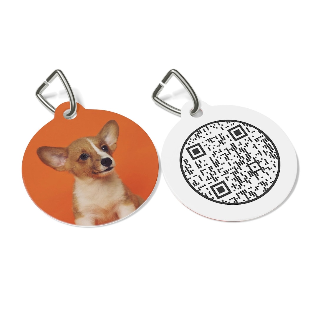 Personalized Photo Pet ID Tag With Pet Profile 100% Personalized and ...