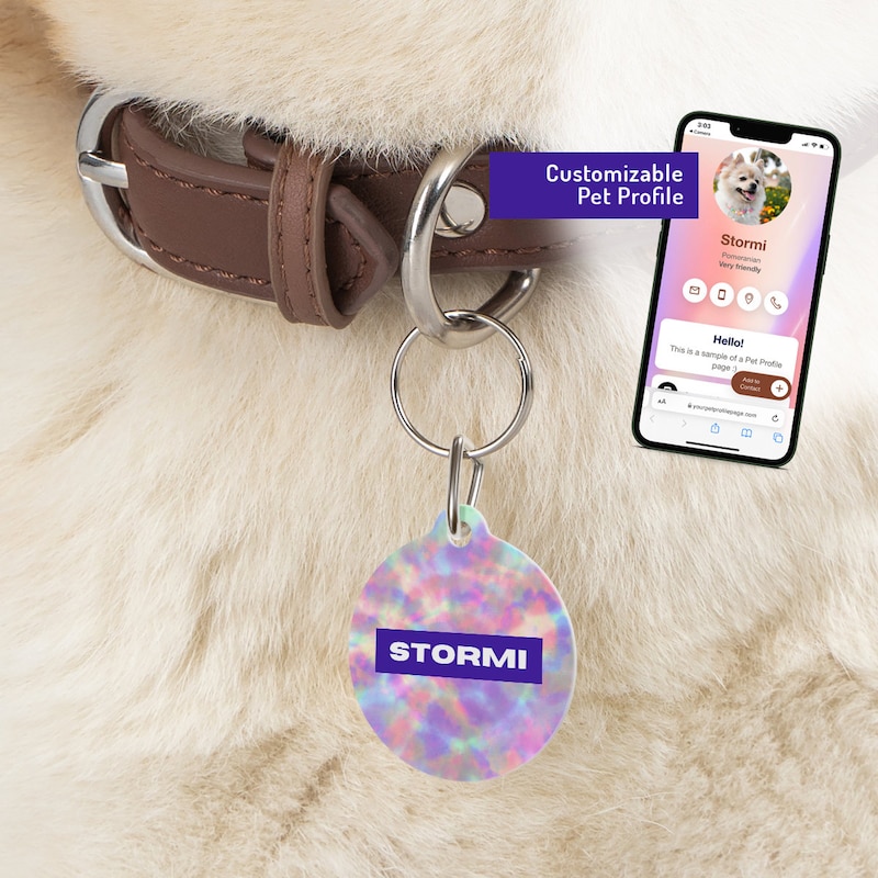 Qr Code Dog Tag - Etsy