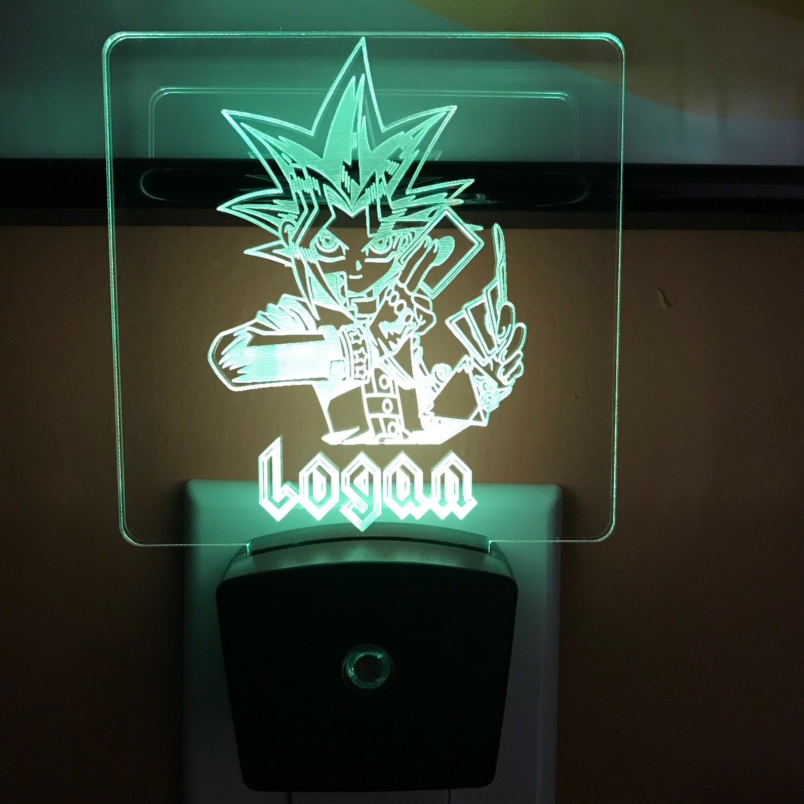 Custom Laser Engraved LED 7 Color Automatic Night Light/lite - Etsy