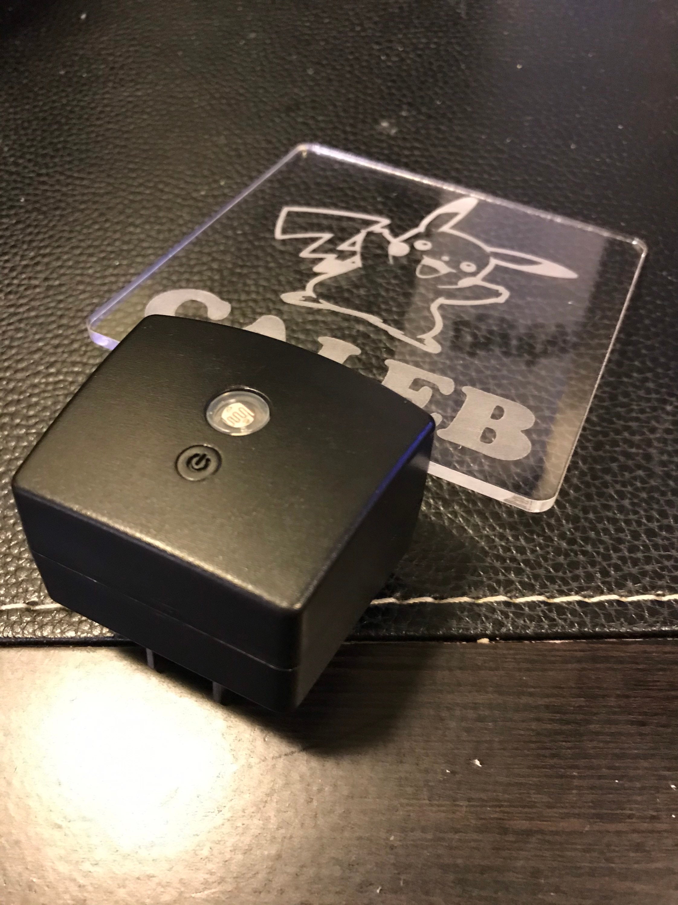 Custom laser engraved LED 7 color automatic night light/lite | Etsy