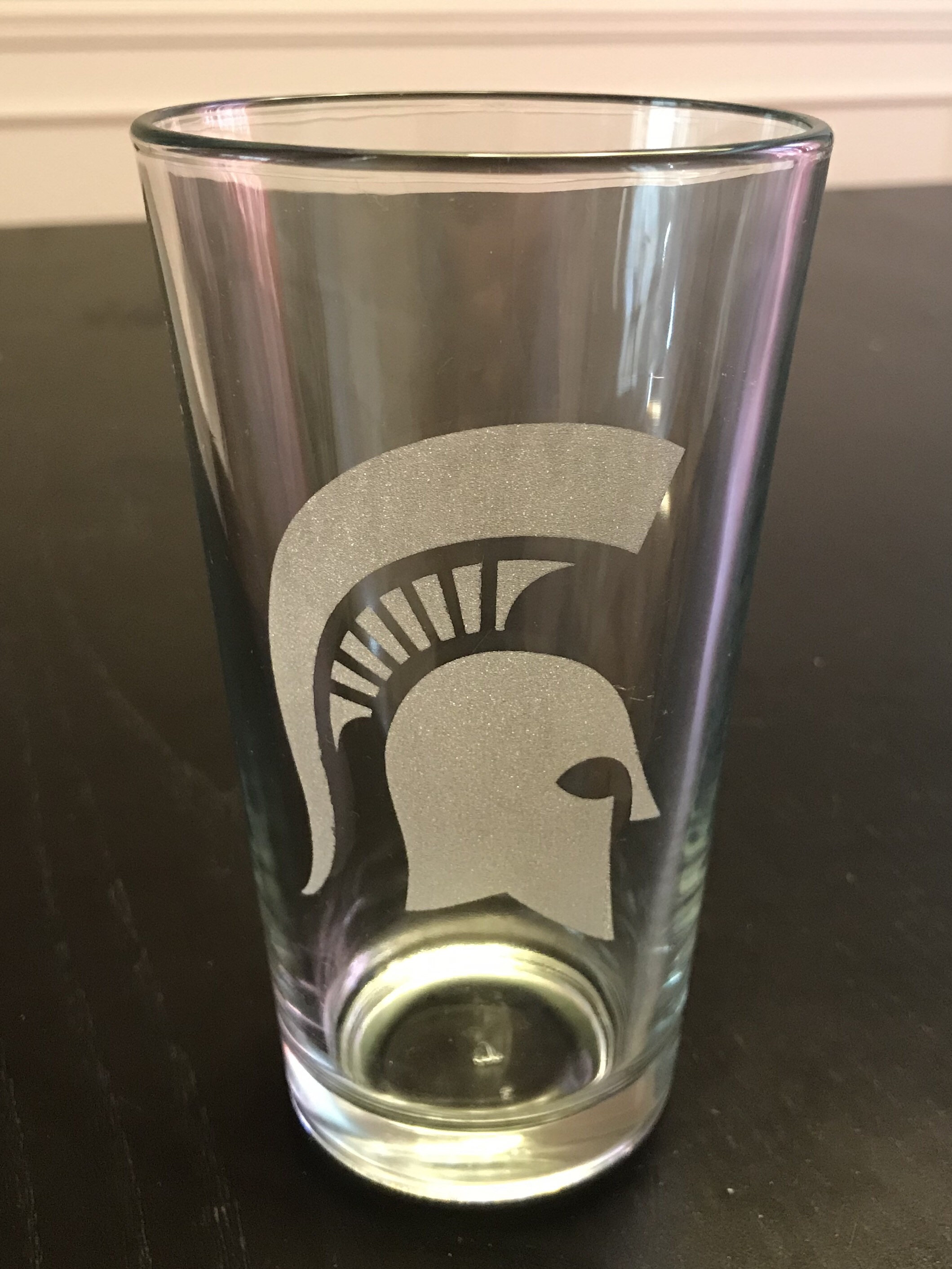 Custom Pint Glass Laser Engraved Personalized With Your Etsy
