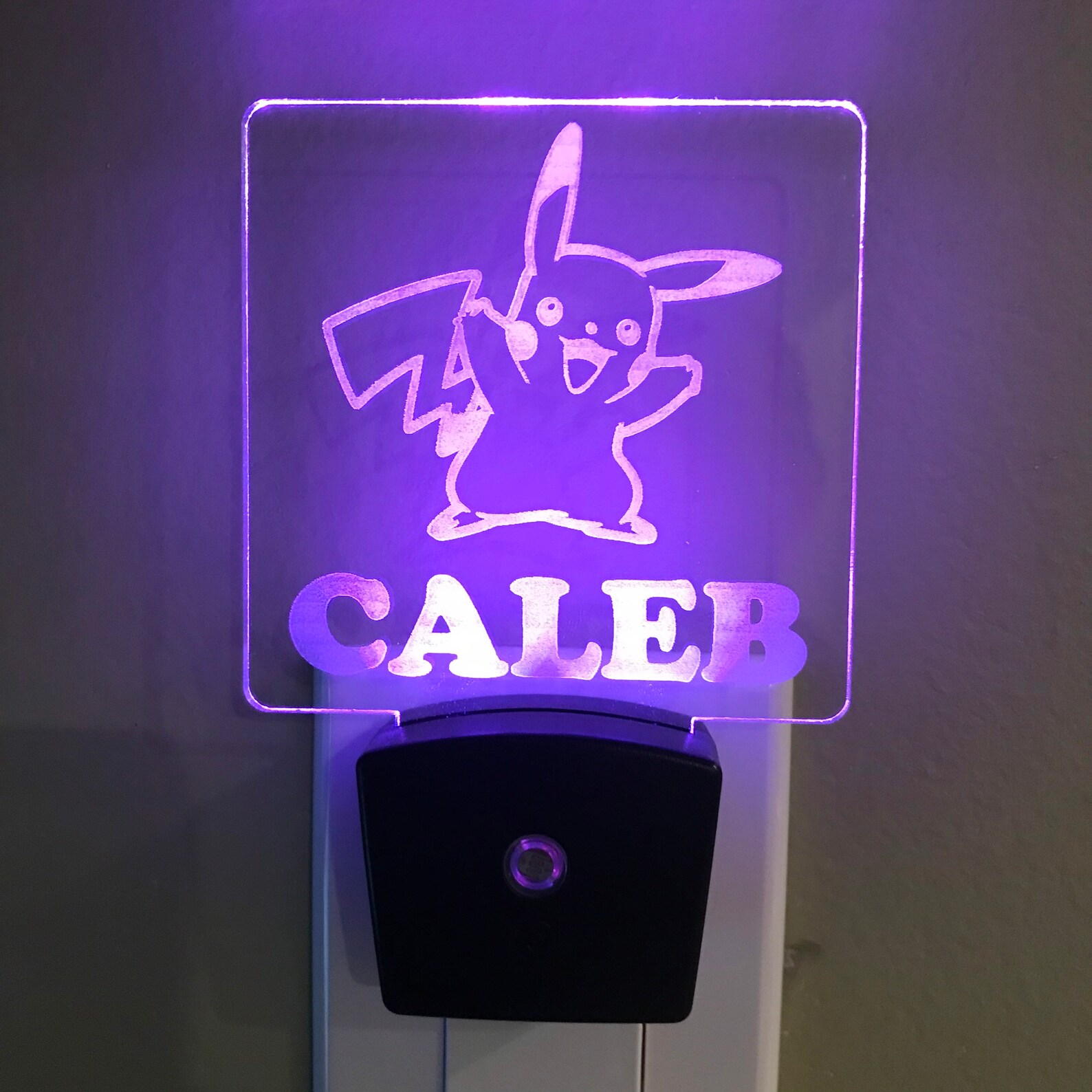 Custom Laser Engraved LED 7 Color Automatic Night Light/lite - Etsy