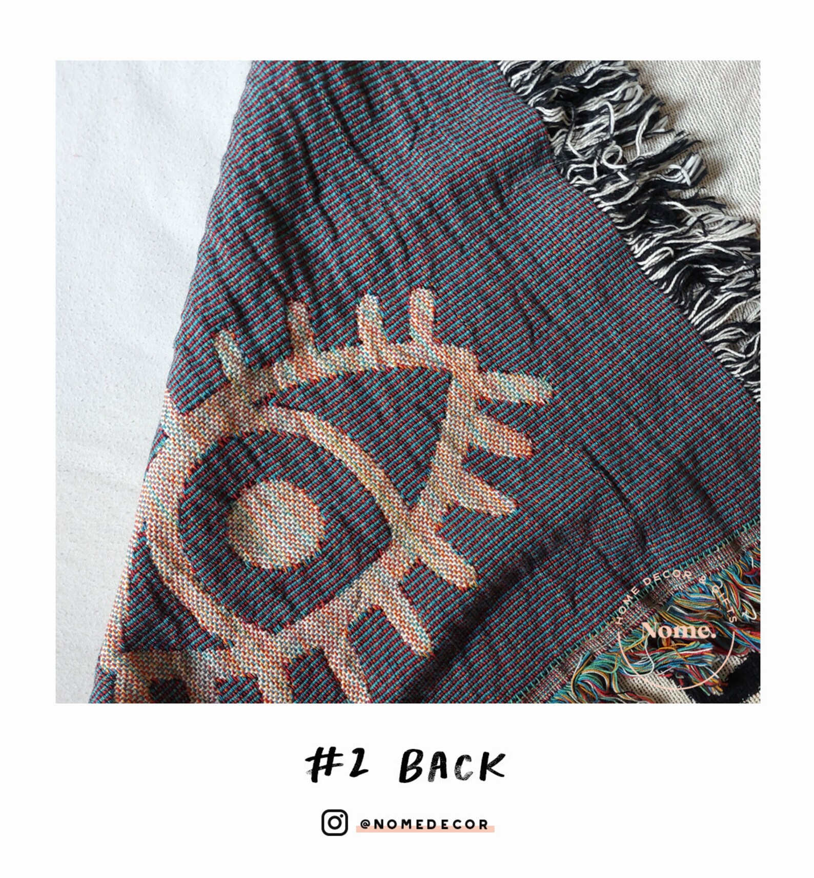 Large Woven Throw Blanket Evil Eye Throw Blanket Bohemian | Etsy