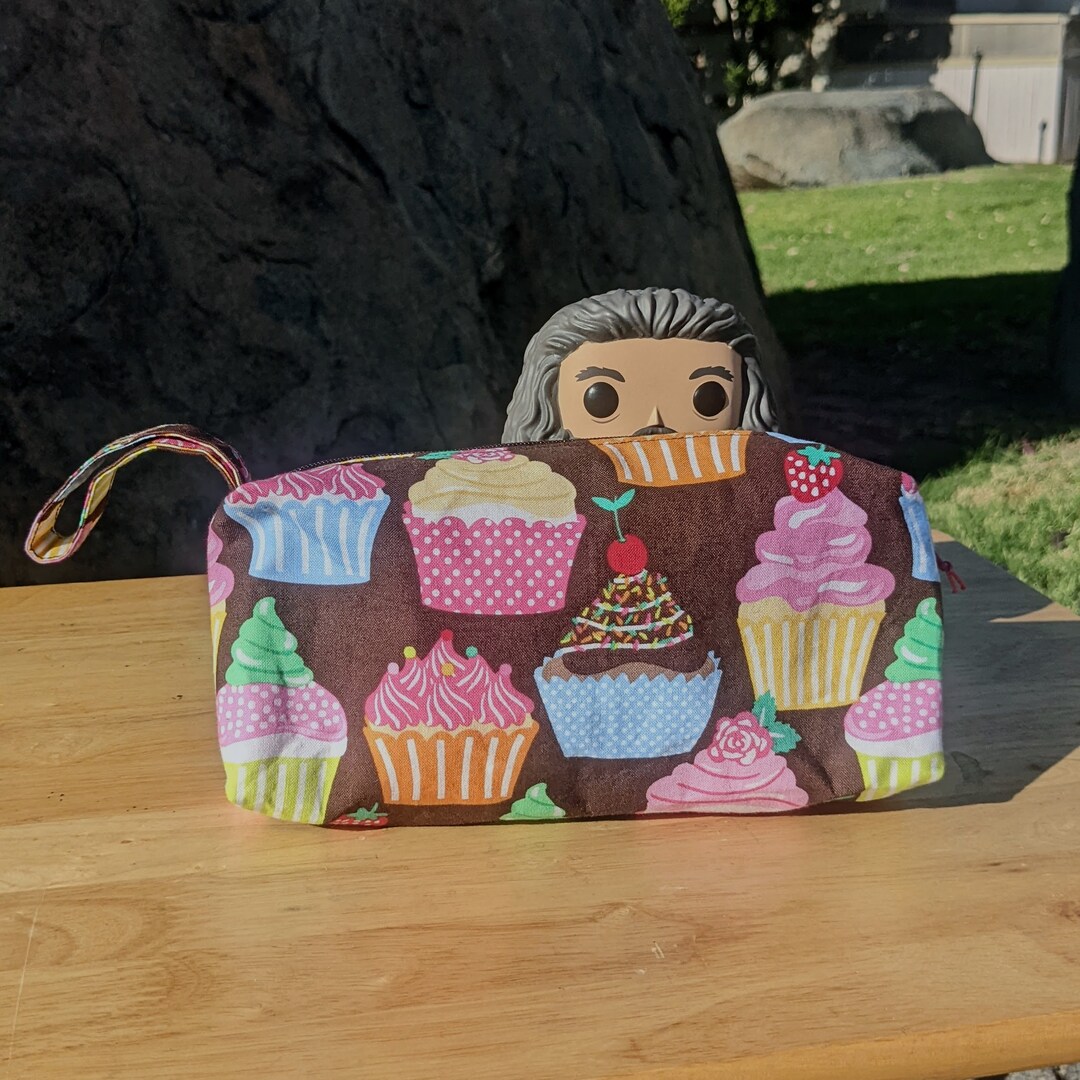 Cupcakes Boxy Zippered Pouch - Etsy
