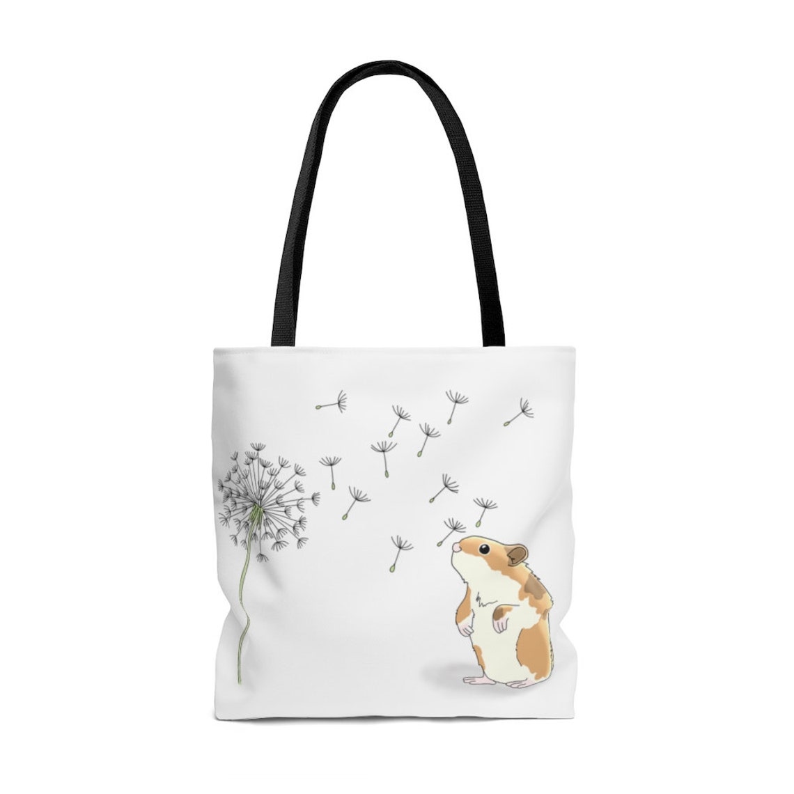 Hamster Dandelion Tote Bag Hamster Tote Bag Beach Bag - Etsy