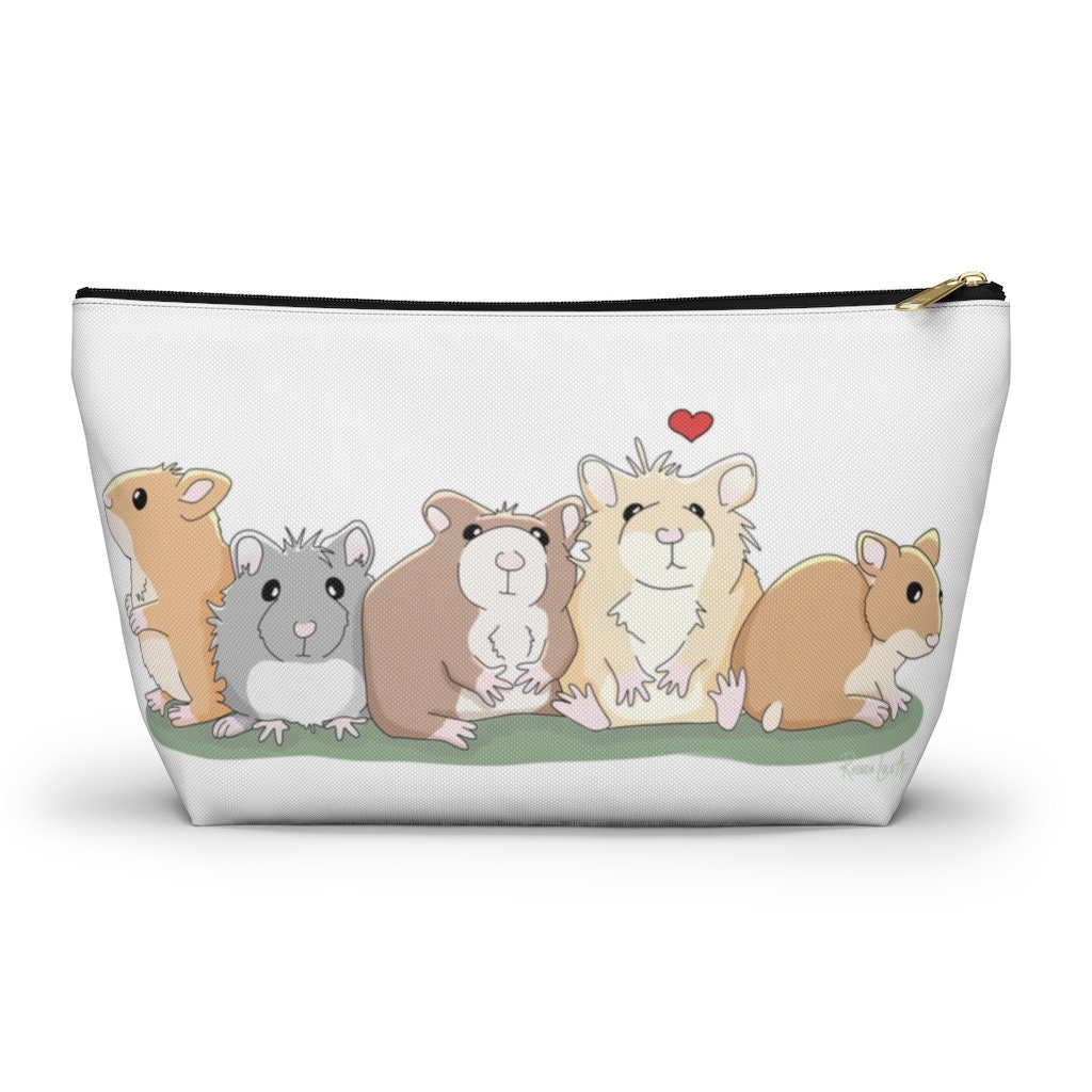 Hamster Zipper Pouch Hamster Zipper Bag Makeup Bag Pencil - Etsy UK